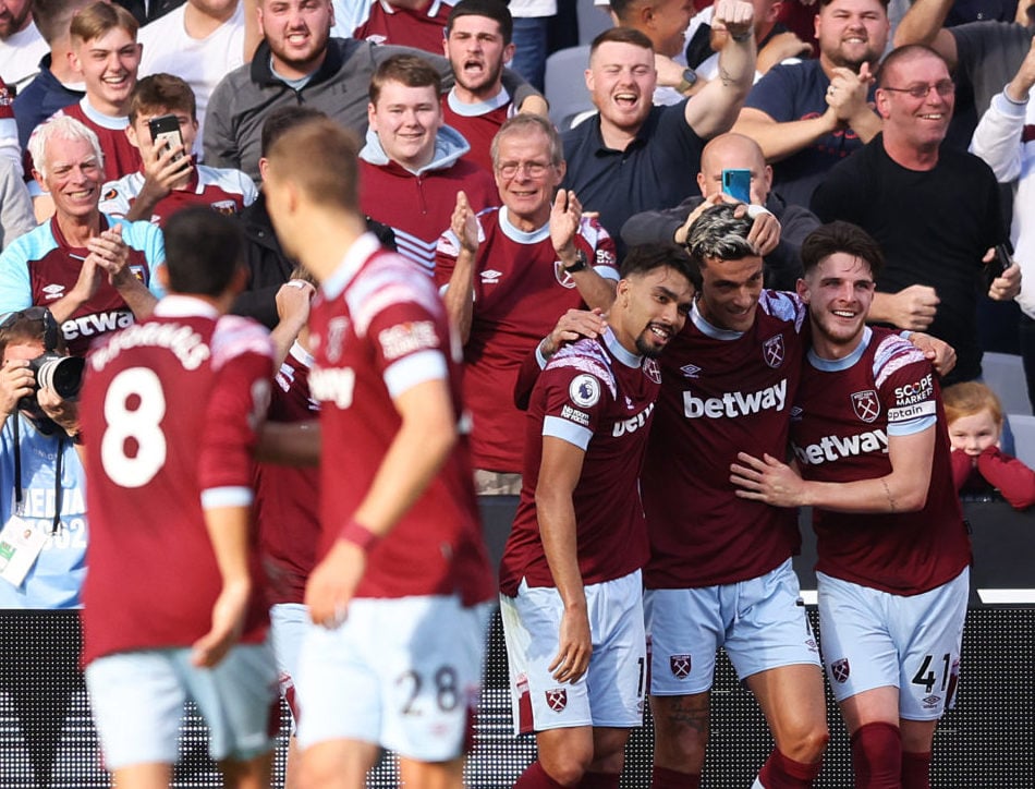 Star Gianluca Scamacca sends message to Declan Rice as rumours fly that ...