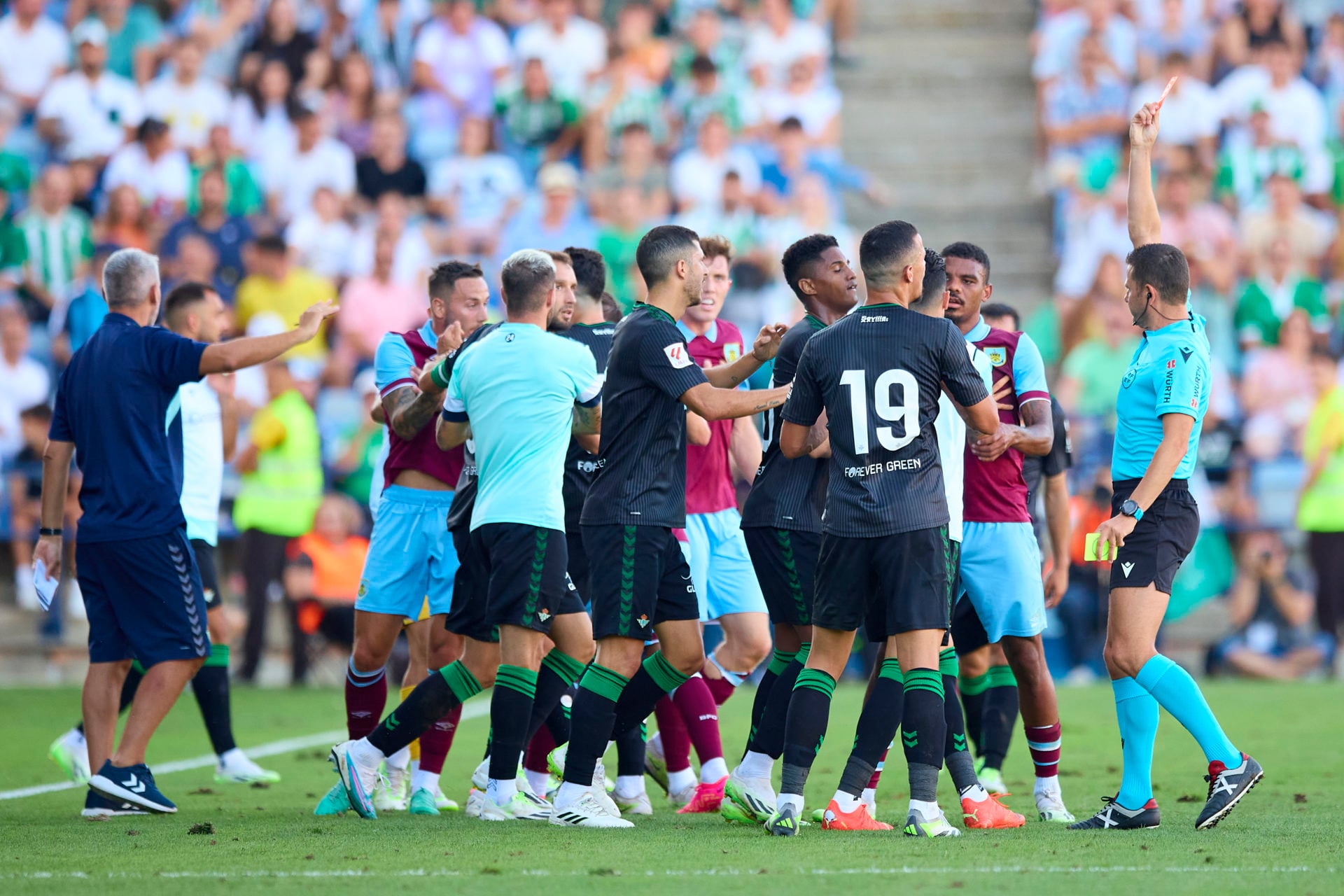 West Ham target Luiz Felipe sent off during pre-season friendly vs ...