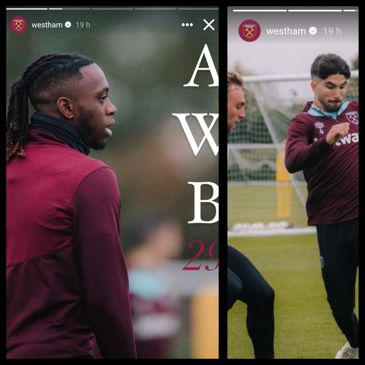 Major relief as top West Ham duo return for Spurs clash after missing ...