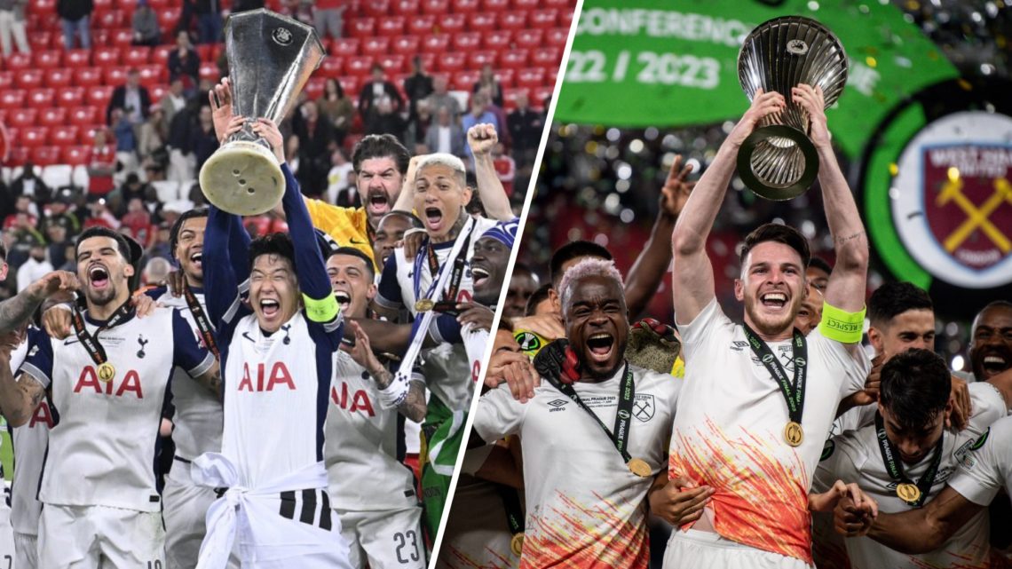Spurs fans show who they really see as biggest rivals after England ...