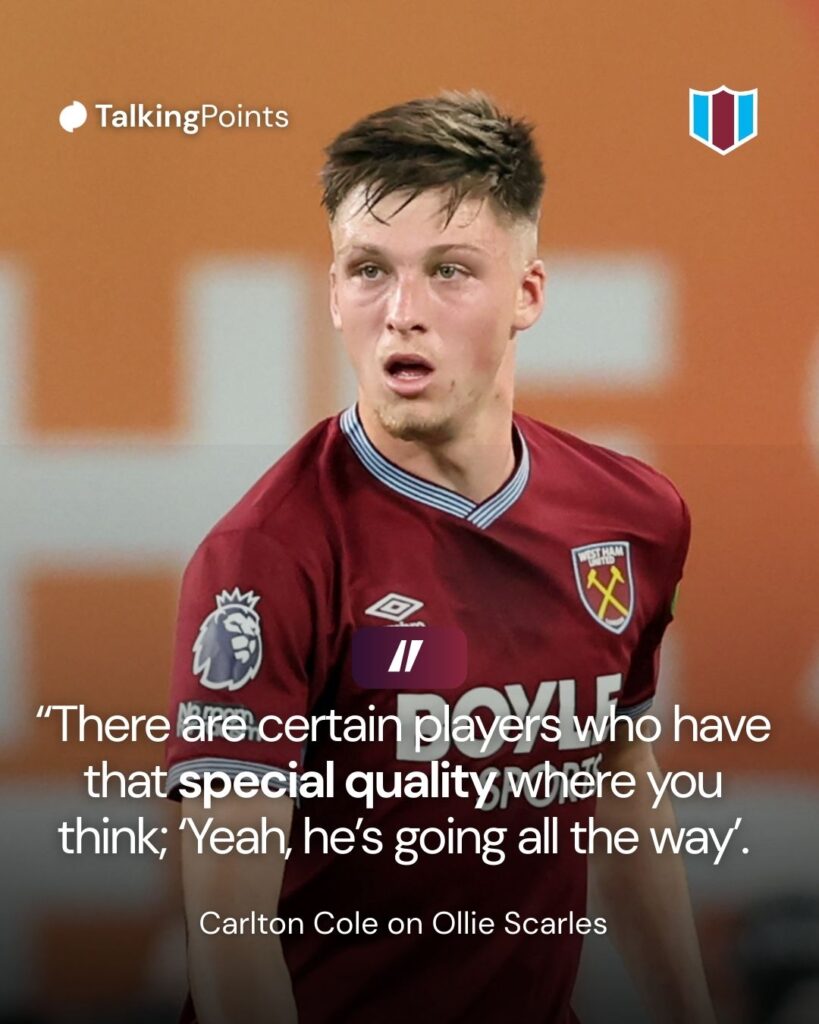 Signs suggest Ollie Scarles has sparked West Ham U-turn about £3m ...