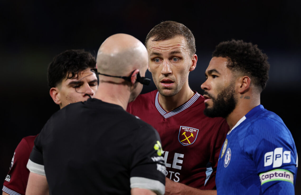 West Ham fans will want to hear what Tomas Soucek said to the referee ...