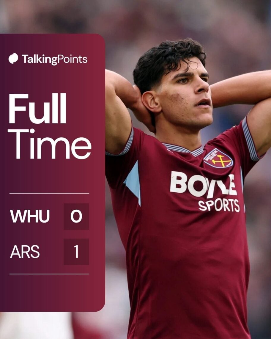 'Really ugly scenes' reported at West Ham vs Arsenal as tensions ...